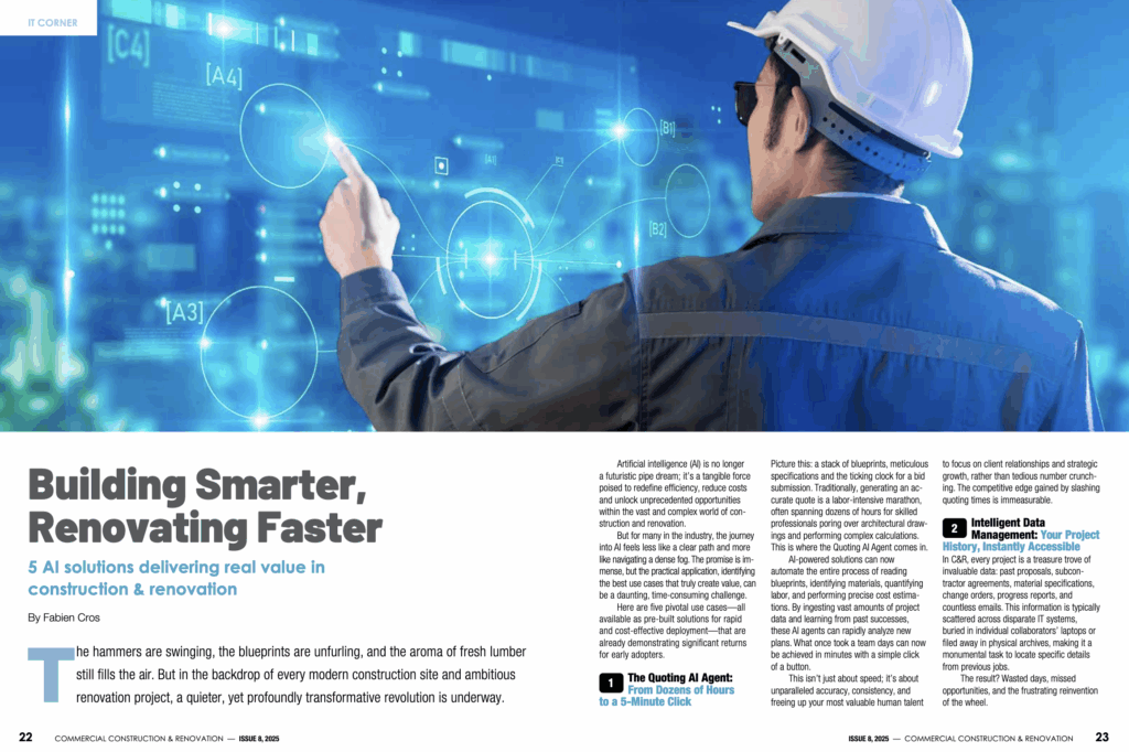 Building Smarter, Renovating Faster : 5 AI Solutions Delivering Real ...